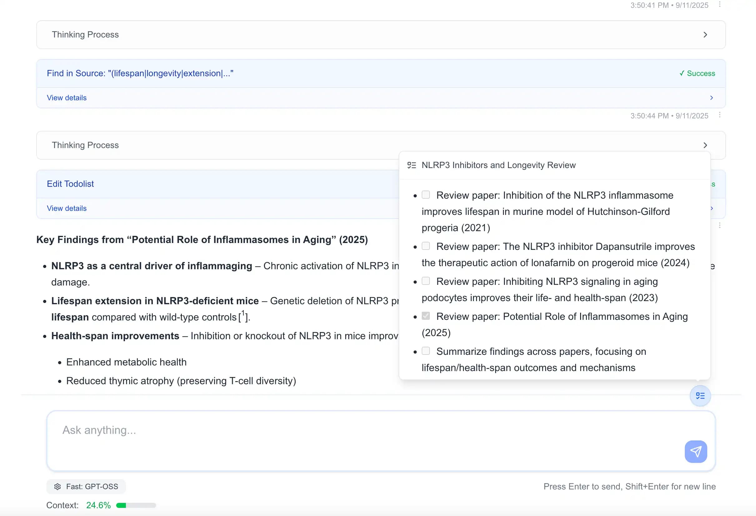 PMChat for PubMed - AI-powered research assistant for biomedical literature